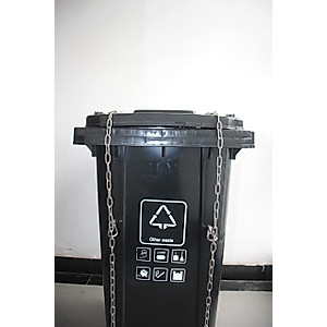 NEMCUHE Garbage Can Security Strap, Drilling Required, Keep Lid Closed