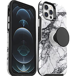 OtterBox + POP Case for Apple iPhone 12 / Apple iPhone 12 Pro - White Marble