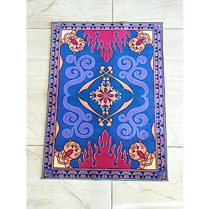 Aladdin Rug, Flying Rug, Magic Rug, Movie Rug, Area Rug, Fan Rug, Living Room Rug, Kids Room Rug, Non Slip Rug, Floor Rug, Purple Rug coolVibesR148.1 (23”x31”)=60x80cm=1.9 ft x2.6 ft