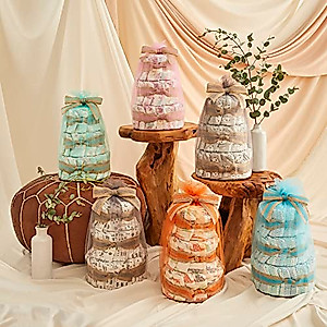 The Honest Company Diaper Cake | Clean Conscious Diapers, Baby Personal Care, Plant-Based Wipes | Rose Blossom | Regular, Size 1 (8-14 lbs), 35 Count