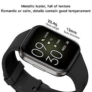 Fitness Tracker Heart Rate Monitor Blood Pressure Watch Pedometer Waterproof Blood Oxygen Monitor Sleep Step Counter Sport Wrist Watch for Women Men Smartwatch for Android Phones Compatible iPhone