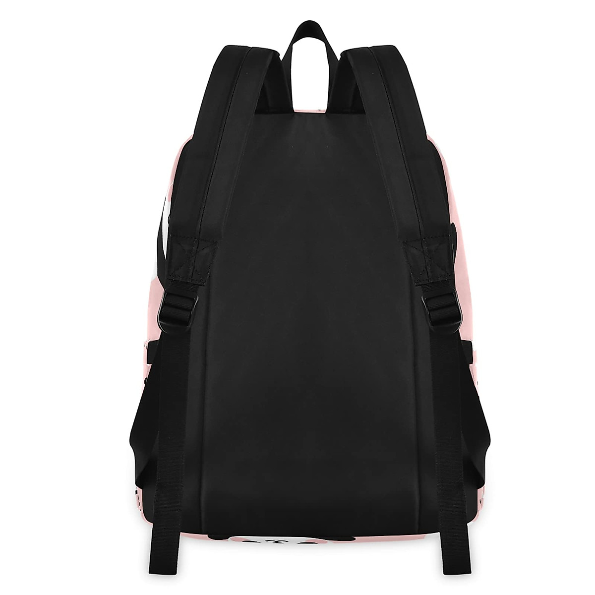 Moudou Panda School Backpack with Lunch Bag Student Bookbag Travel Daypack for Teen Boys Girls