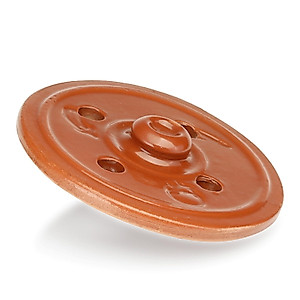 Clay Dolma Pot Lid Cover -Weighted Clay Lid for Dolma Cooking -Traditional Dolma Cover -Pot for Dolma -Clay Dolma Lid -Handcrafted Dolma Pot Cover(8,6 inch)