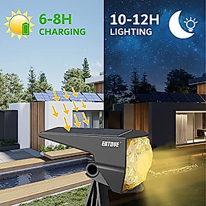 ENTOVE Solar Motion Lights Outdoor, Solar Motion Sensor Security Lights IP 67 Waterproof Solar Powered Lights 120°Adjustable Security Wall Light for Garden Patio Yard (2Pack)