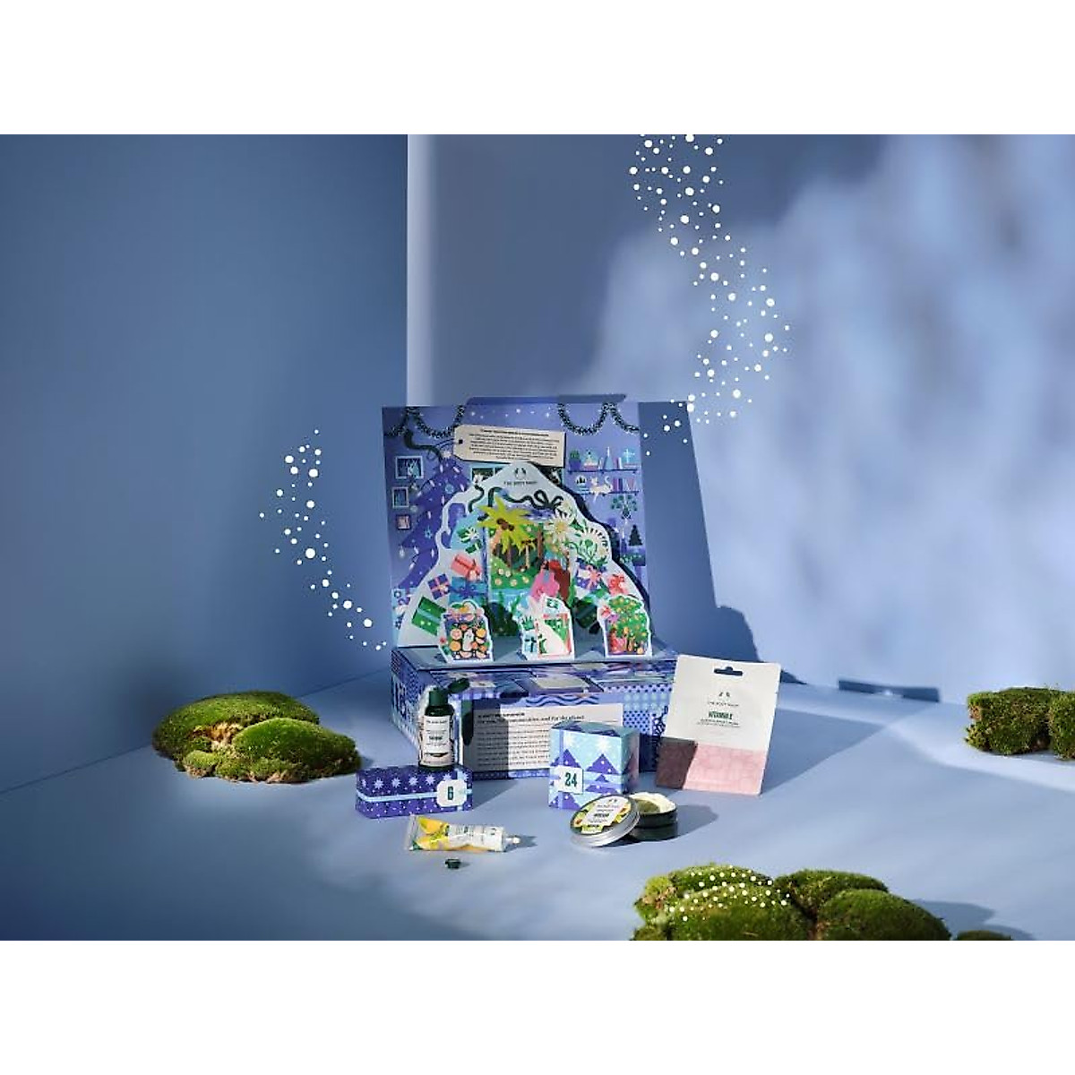 The Body Shop 24-Piece Holiday Beauty Advent Calendar, 24-Piece Holiday Gift Set