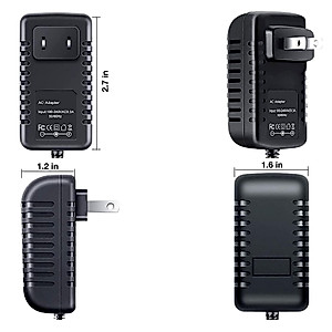 12V AC/DC Adapter Compatible with Snailax SL-661B SL-632 SL-632RN SL-661 SL-632NC 12.6V SL-632N Neck Back Massager with Heat Lithium ion Power Supply Cord Charger