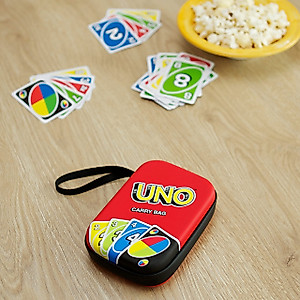 Klein UNO: Carry Bag - Holds Uno Game Cards, Stow The Game Instructions in The Mesh Compartment, Sturdy Zip Up Case