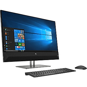 HP Pavilion 27" All-in-One Touchscreen Desktop Computer AMD Ryzen 5 8GB RAM 1TB HDD Sparkling Black - AMD Ryzen 5-2600H Quad-core Wireless Keyboard & Mouse Included - in-Plane Switching