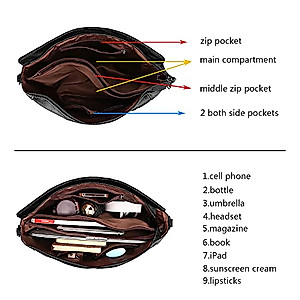 YALUXE Crossbody-Bag-for-Women Genuine Leather Fashion Handbags Chain small