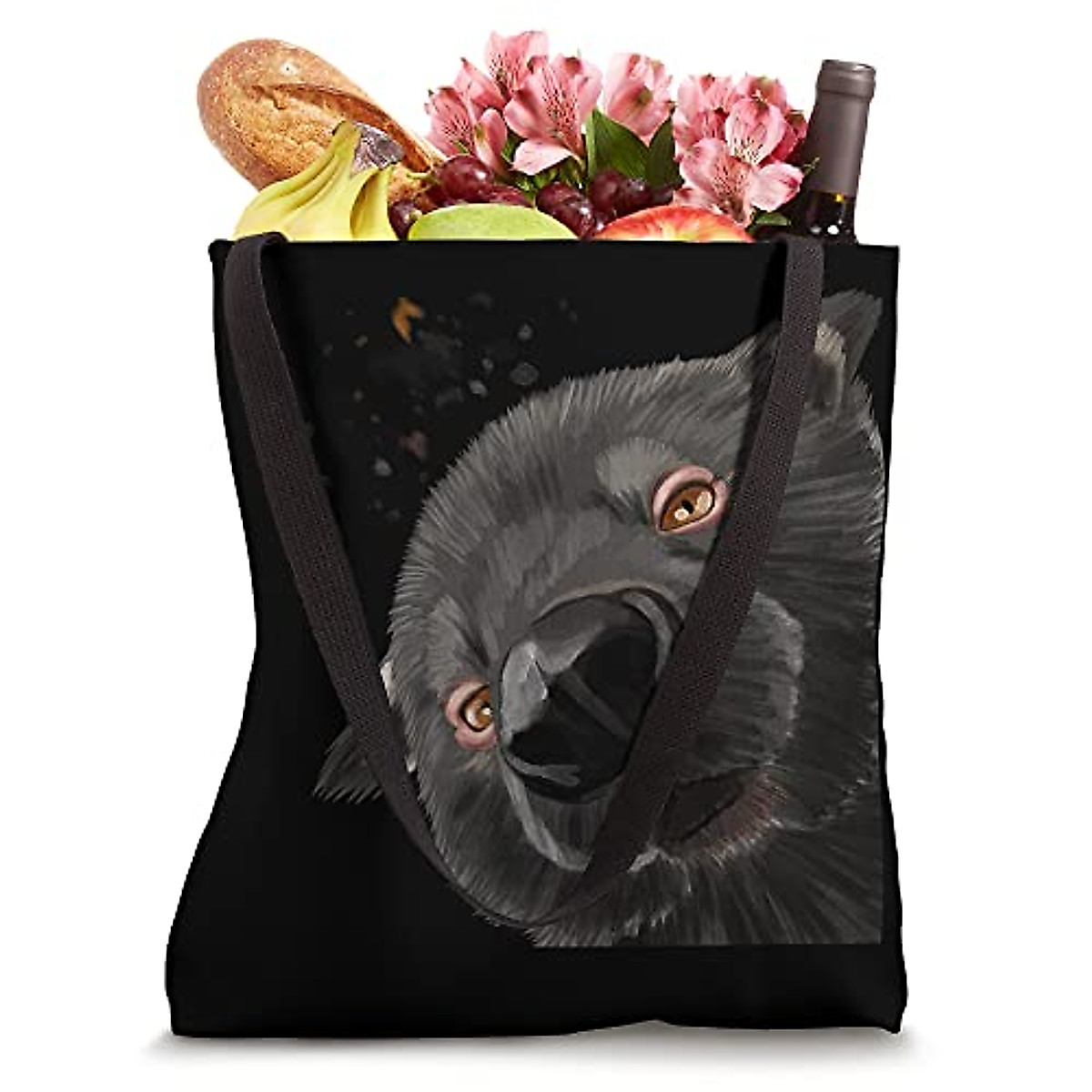 Funny Curious Binturong Tote Bag