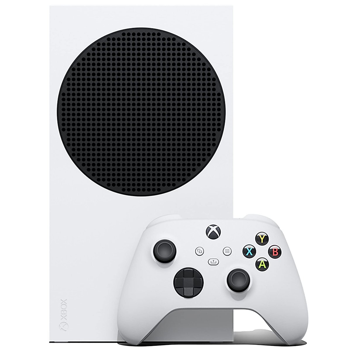 Microsoft Xbox Series S All-Digital Console I Wireless Controller I HDR I AMD FreeSync I Up to 1440p Gaming Resolution I Up to 120 FPS Performance Target I with HDMI Cable (Fortnite & Rocket League) (Renewed)