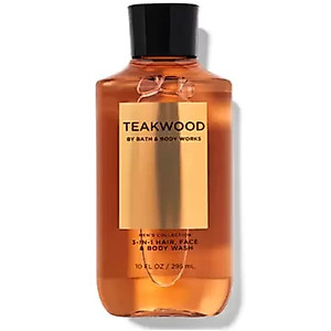 Bath and Body Works 3-in-1 Body Wash and Body Cream Scent Teakwood