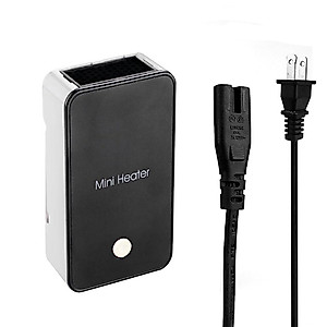 YOUCIDI Safety Energy-saving Heater Mini Portable Room Office Desktop Electric Fan Heater Air Warmer Black