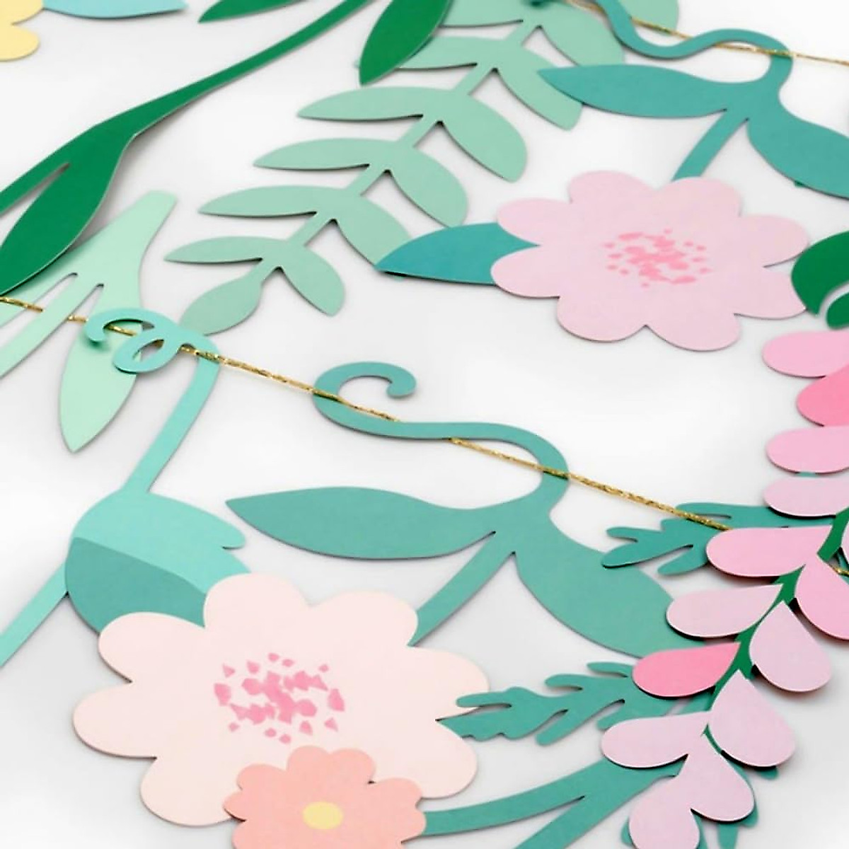 Colorful Wildflower Garland for Party Decorations
