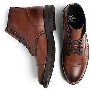 Men's Captain Lace-Up Boot, Brandy, 12