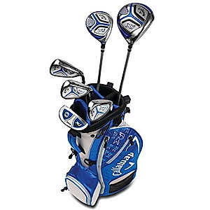 Callaway Golf Xj Junior Golf Set, Level 2, 6 Piece Set, Right Hand, Blue