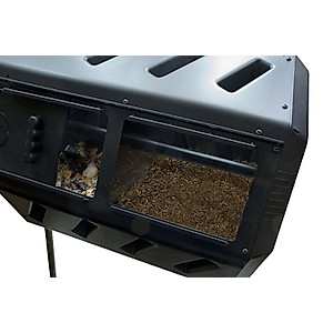 FCMP Outdoor IM4000 Dual Chamber Tumbling Composter + GREEN PIG Compost Accelerator