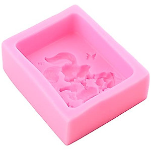 Mujiang 3D Easter Bunny Chocolate Silicone Mold Rabbit Flower Basket Fondant Mold For Cake Decorating Candy Gum Paste Polymer Clay Soap Set Of 1