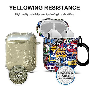 Gedicht for Airpods 2nd Generation Case Sports Basketball Football, Protective TPU Soft Cases Cover Rugged for Apple Airpod 1st Generation Case with Keychain for Women Men，Basketball