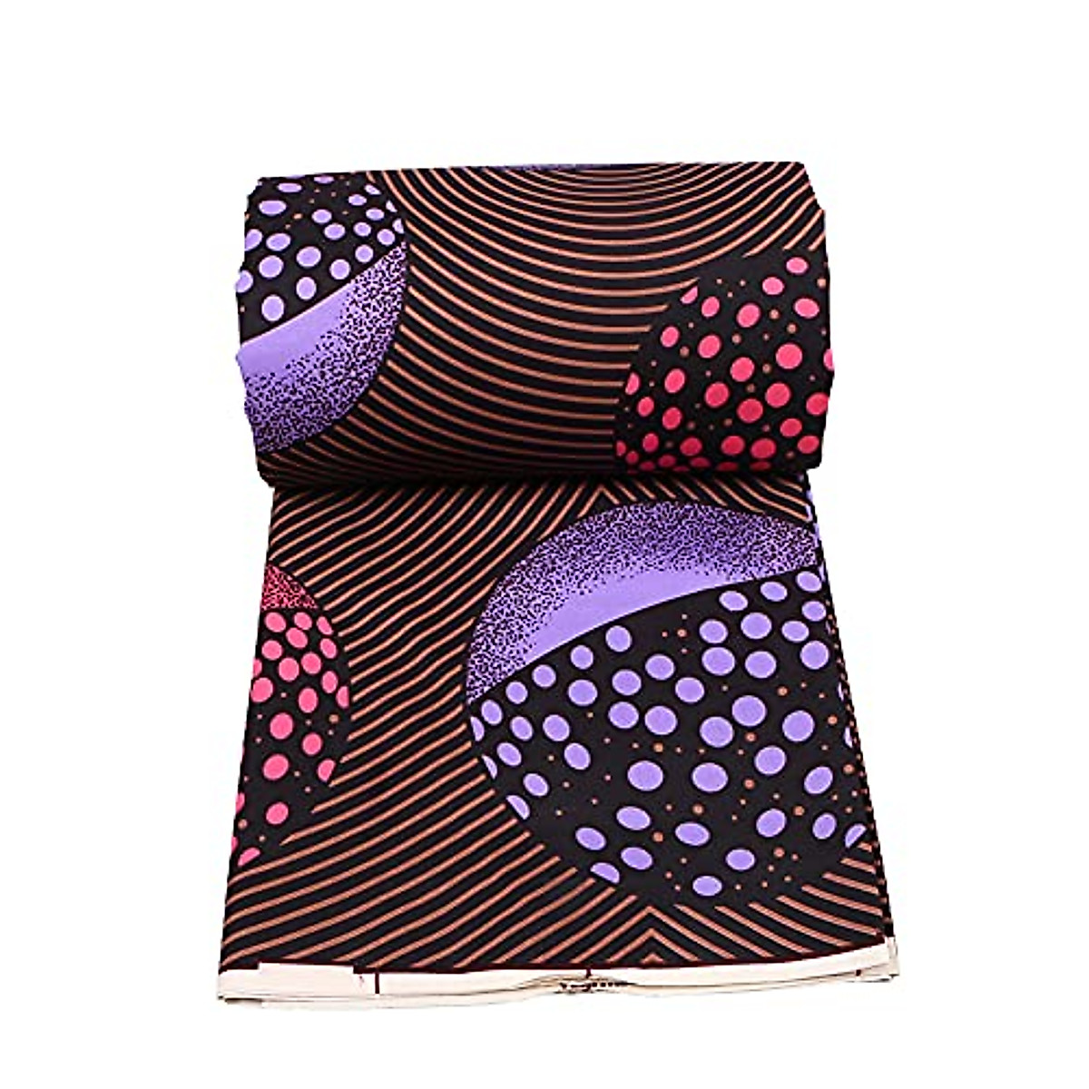 African Fabric 6 Yards BintaRealwax 100% Polyester Ankara Fabric for Party Dress 6157