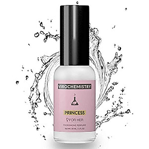 Pheromones For Women (Princess) - Elegant, Ultra Strength Organic Fragrance Body Perfume Spray (1 Fl. Oz Spray) (Human Grade Pheromones to Attract Men)