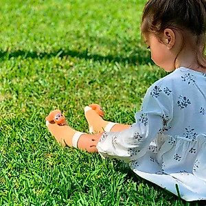 Piero Liventi Lazy Sloth Boogie Toes Rattle Sock, 1 Pair (1-2Y)