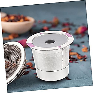 SHOWERORO Stainless Steel Espresso Tea Dripper Coffee Filter Reusable Coffee Capsules Filters Coffee Accessories Refillable Capsule Cup Coffee Capsules Reusable