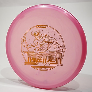 Innova Invader (Luster) Putter & Approach Golf Disc, Pick Weight/Color [Stamp & Exact Color May Vary] Pink 167-169 Grams
