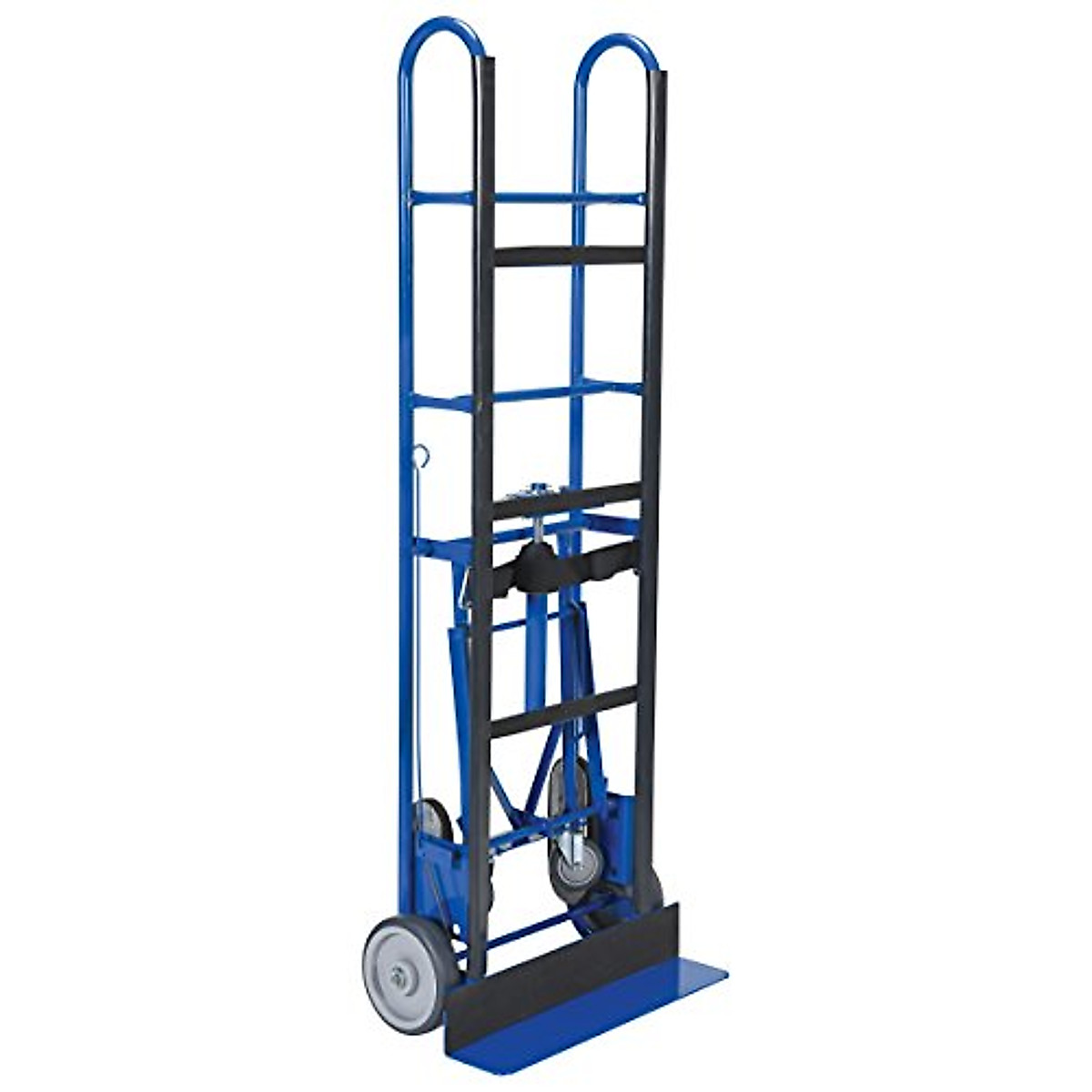 Vestil APPL-1200-66 Steel Appliance Cart with Ratchet, Swivel Rubber Wheels, 1,200 lb. Load Capacity, 66-3/4" Height x 24" Width X 17" Depth