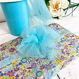 Threadart Premium Soft Tulle Mega Roll - 6 x 100 Yards (300ft) Fabric - for Wedding, Parties, Costumes, and Decoration - Light Pink