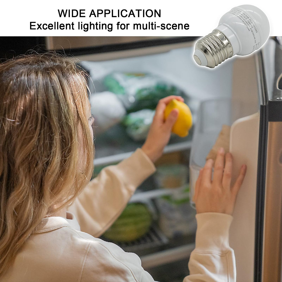 Delixike W11125625 W11216993 W10820003 LED Light Bulb Refrigerator for Whirlpool Maytag Refrigerator/Freezer led lamp 120V 3.6 watt