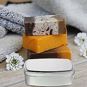 Zerodeko 8Pcs Metal Tin Box with Lid, Aluminum Storage Container Boxes Empty Organizer Boxes, Makeup Cosmetic Jewelry Boxes DIY Supplies Soap Candy Cookie Tins Storage Jars (2 Sizes)