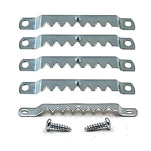 10 Pack - Large Sawtooth Hangers with Screws - Canvas Hanger - Sawtooth Hanger