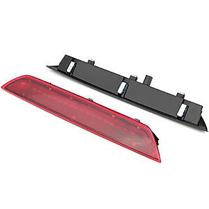 WPFC LED Third Brake Light Cargo Light High Mount Stop Light for Ford Transit 150 250 350 MK8 Custom 1899968 Rear Central High Level Brake Light Lamp Replacement,Red, Standard