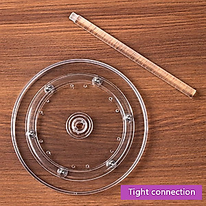 EHERDM Acrylic Yarn Spinner Yarn Bowl Holder Stand with Twirling Base Yarn Winder Dispenser Gifts for Craft Lovers Large