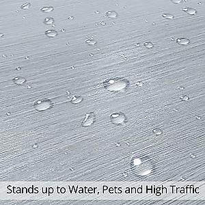 Vinyl Flooring Roll 24x118〞(19.4 Sq.Ft), Self-Adhesive Peel and Stick, Wood Grain Look, for Bathroom, Kitchen, Bedroom, RV