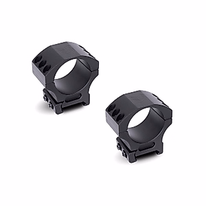 Monstrum Alpha 1-6x24 First Focal Plane FFP Rifle Scope with MOA Reticle | Precision V2 Picatinny Scope Rings | Bundle