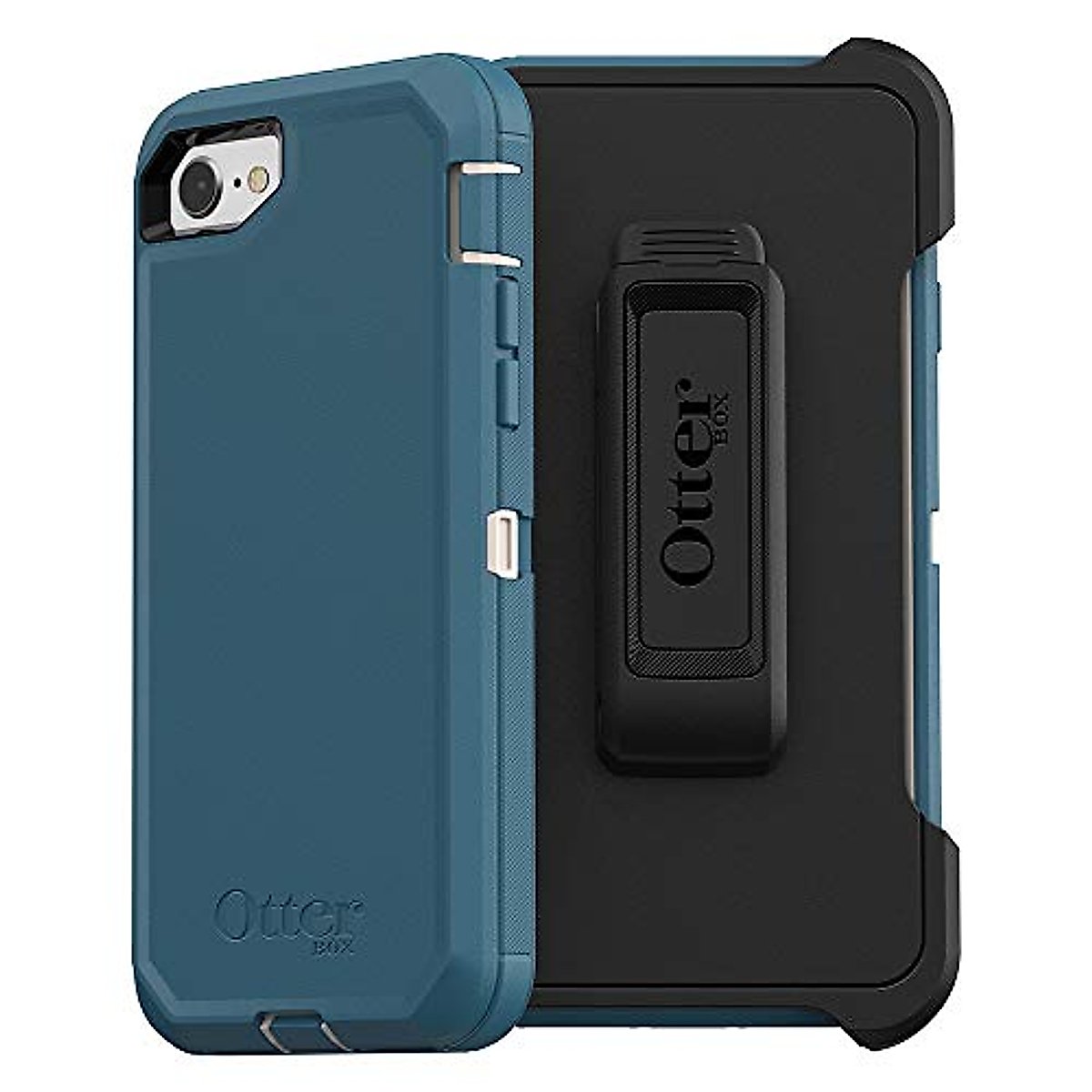 OtterBox iPhone SE 3rd & 2nd Gen, iPhone 8 & iPhone 7 (not compatible with Plus sized models) Defender Series Case - BIG SUR, rugged & durable, with port protection, includes holster clip kickstand