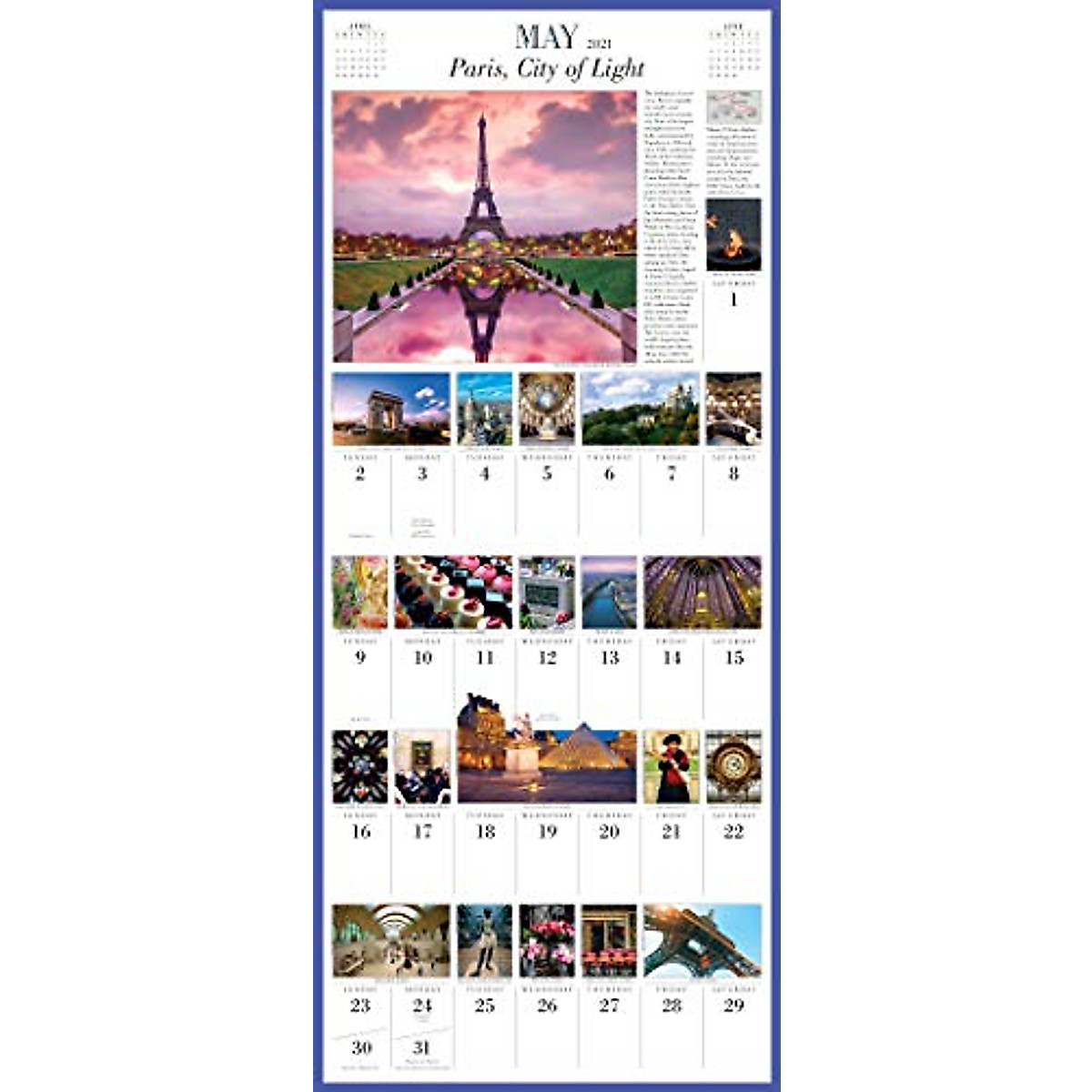 1,000 Places to See Before You Die Picture-A-Day Wall Calendar 2021