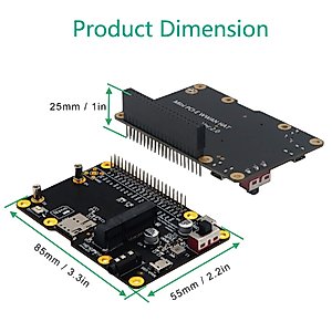 for 3G/4G LTE Base Hat PC/Laptop/Computer Board Built-in Nano SIM Card Socket with USB 2.0 to Micro USB Cable for 4/3/2/B+