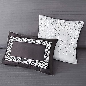 Madison Park Quilted Cal King Coverlet Set in Grey/Taupe Finish MP13-3400