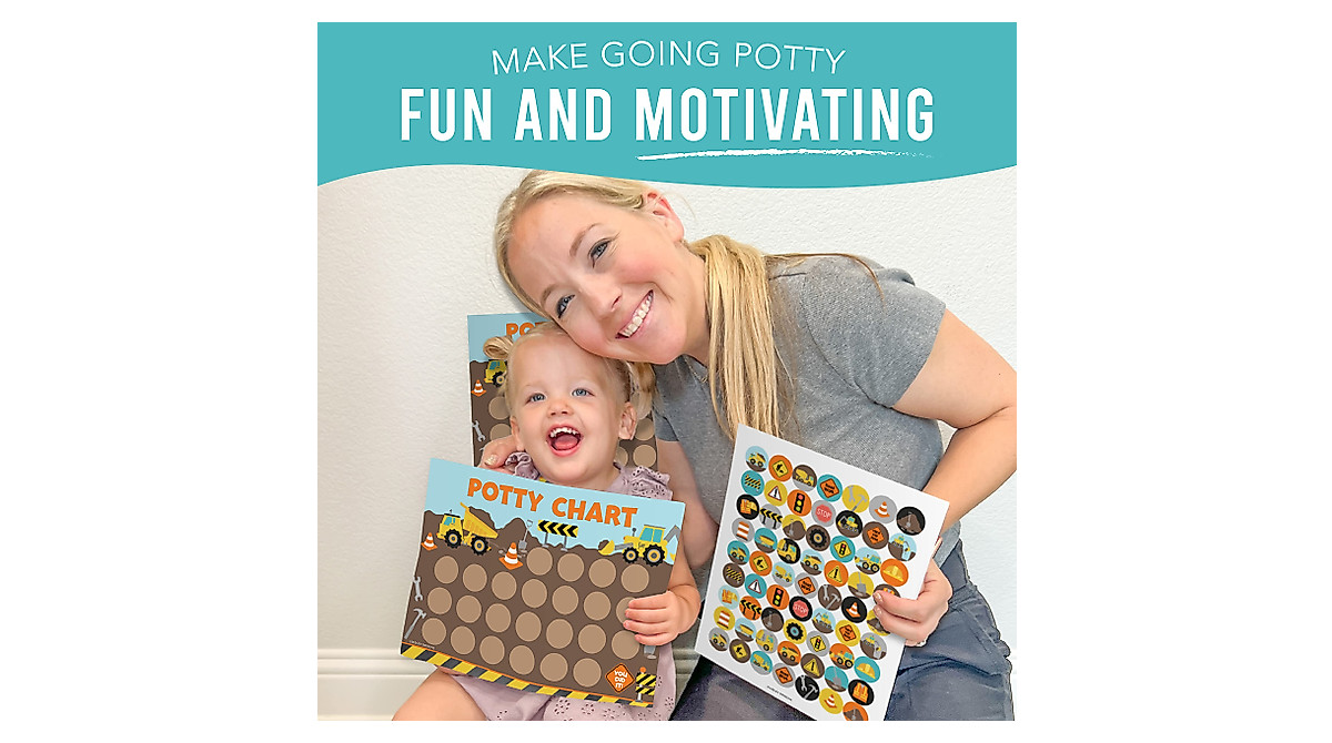 Fun Potty Training Chart for Boys - Stickers Included