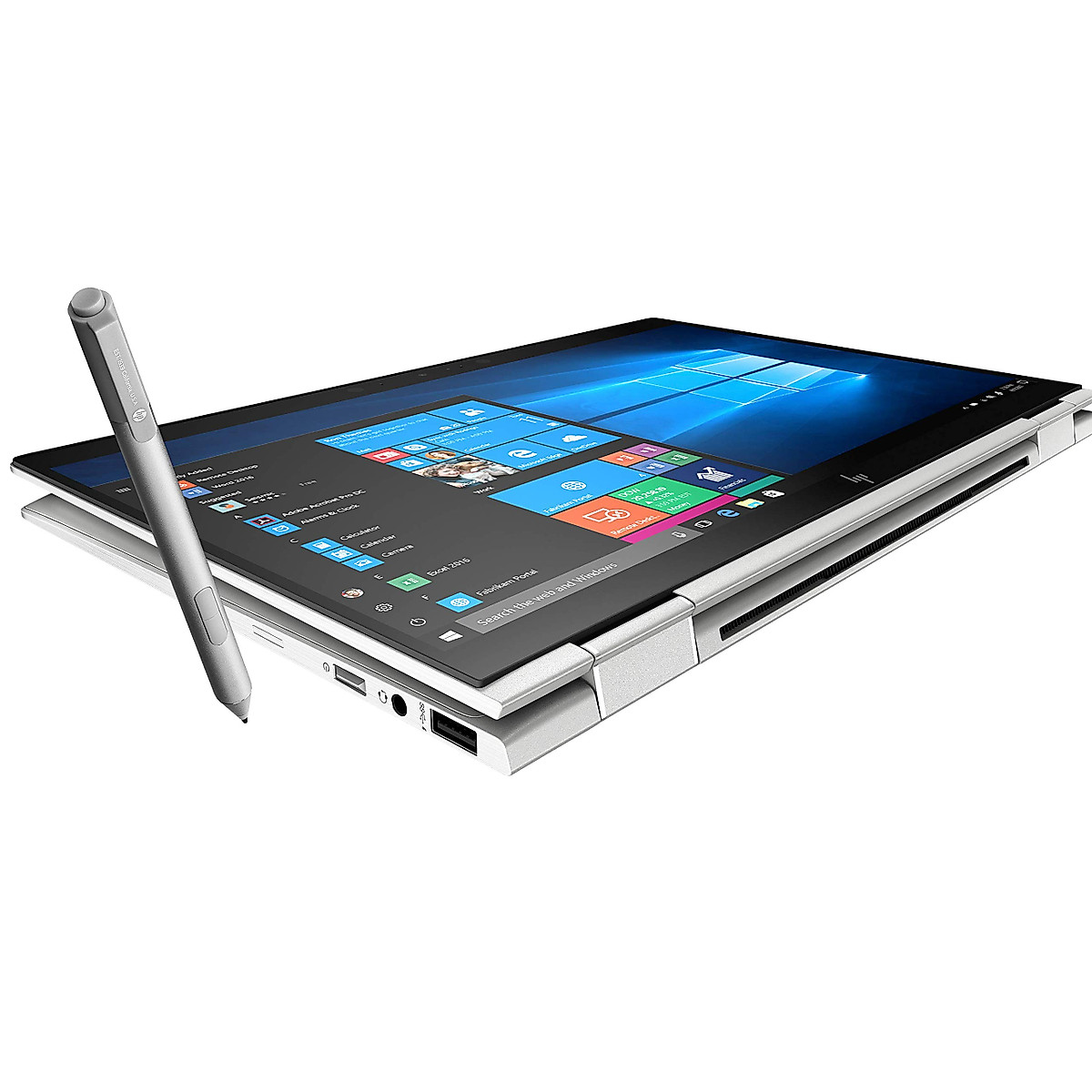 HP Elitebook x360 1030 G4 13.3-Inch 2-in-1 Convertible HD Laptop (4.6GHz Intel i7 Processor, 512GB SSD, 16GB RAM, NFC, IR Cam, IPS Display) Windows 10