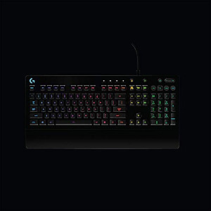 Logitech USB 2.0 G213 Prodigy Gaming Keyboard with 16.8 Million Lighting Colors (Renewed)