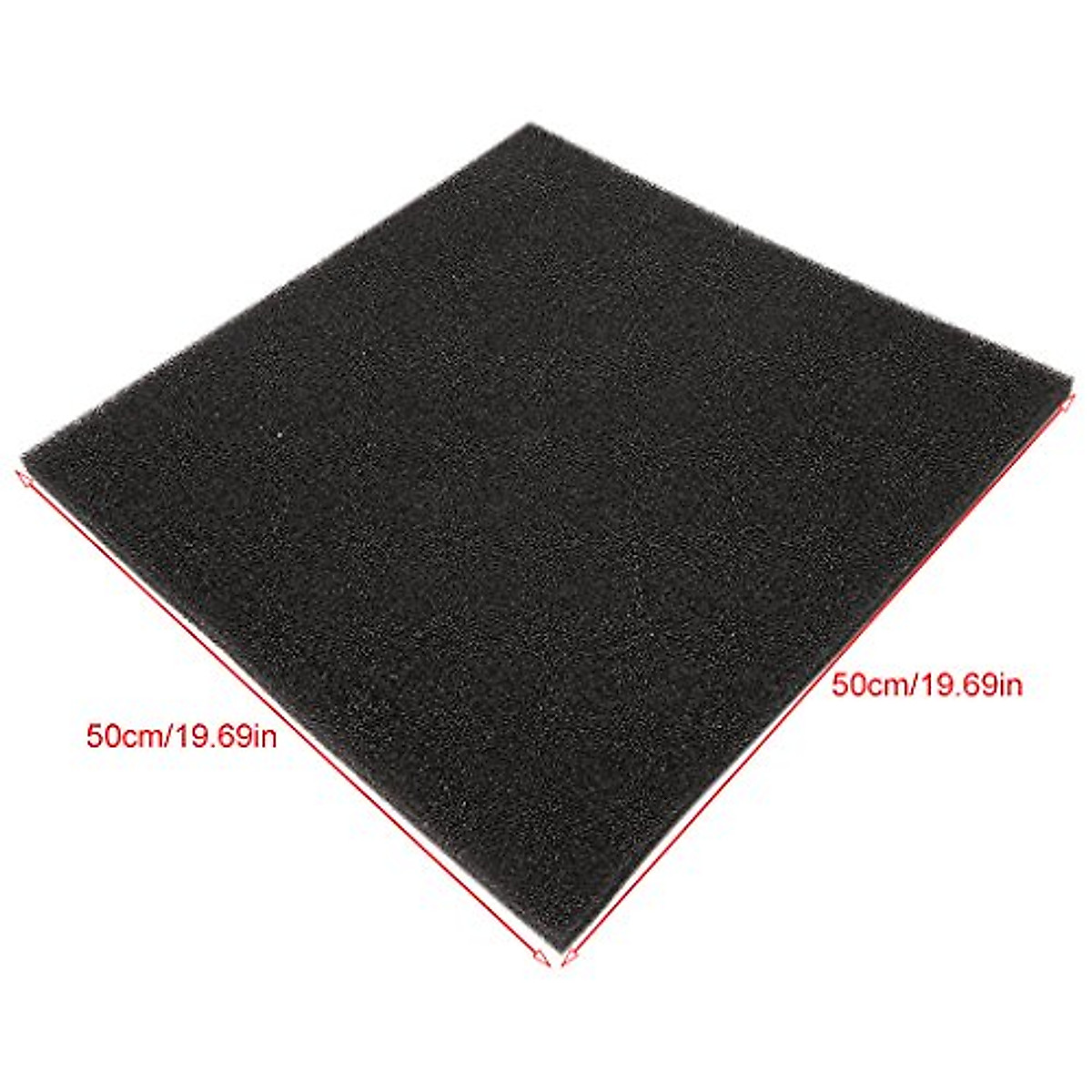 Thereisno Aquarium Filter Media Biochemical Cotton Sponge Pad Replacement Filter Foam 20x20x0.8 Inches Cut to Fit High Porosity Mesh Sieve