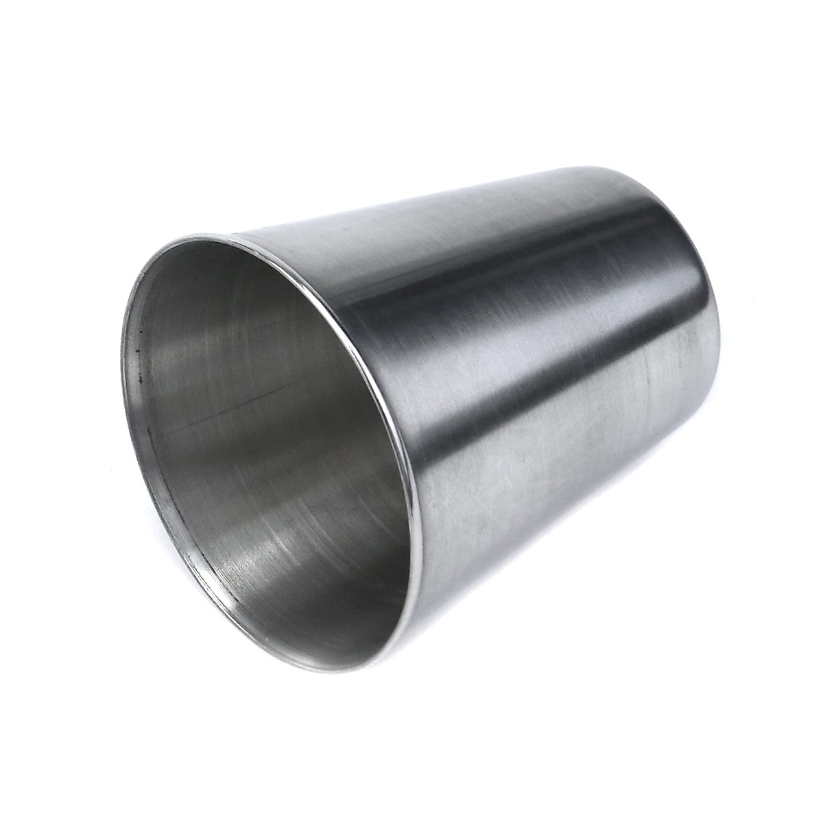 Mewutal 4-Pack 70ml/2.37oz Stainless Steel Wine Glass, Shot Glass Drinker Drinker with a Brown Leather Storage Box