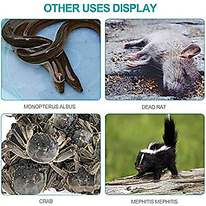 GYORGKSHI 47" Extra Heavy Duty Snake Tongs Reptile Grabber Catcher Wide Jaw Handling Tool