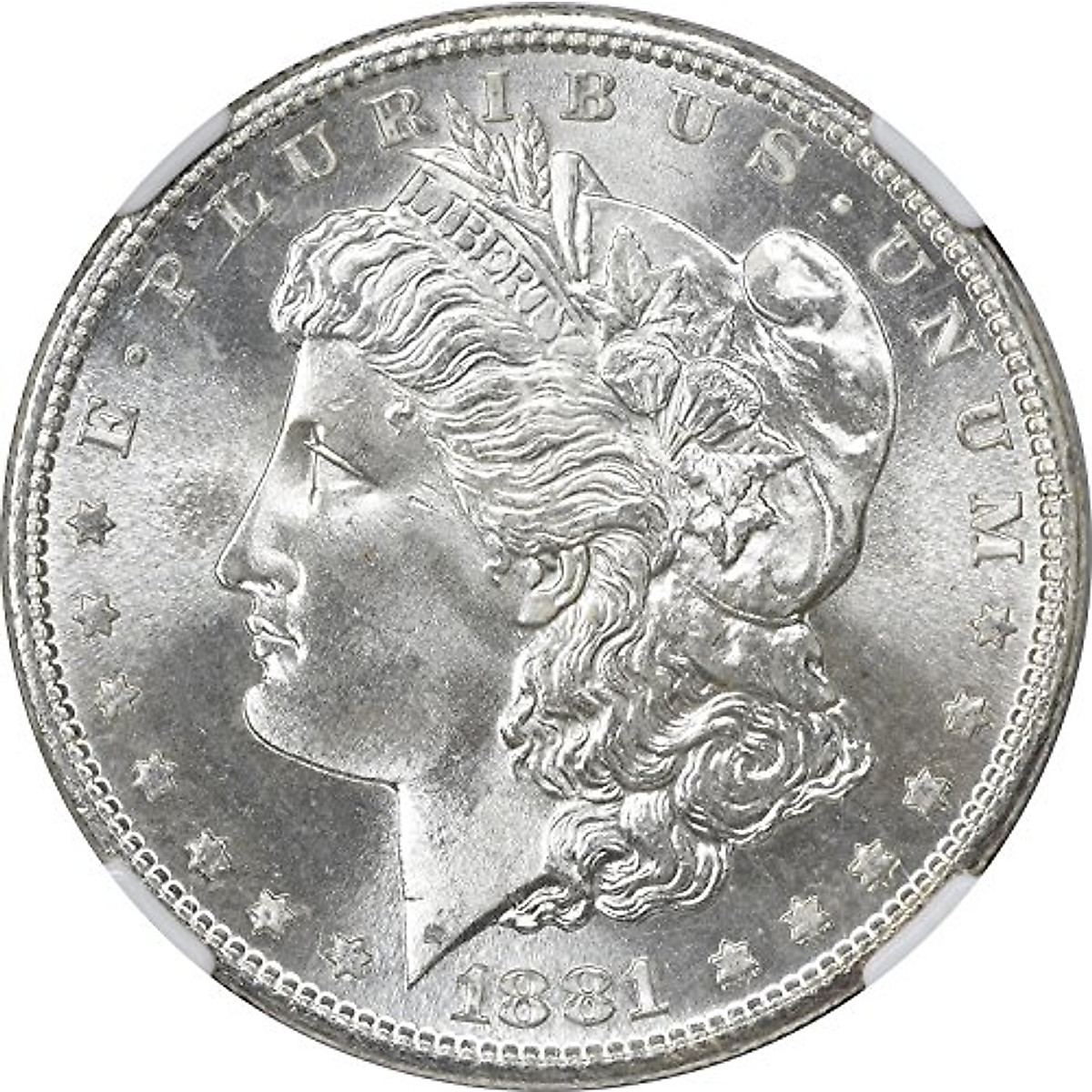 1881-S Morgan Silver Dollar, MS67, NGC