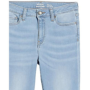 Amazon Essentials Skinny Jeans for Women (Stretchy), Washed Blue, Size 12