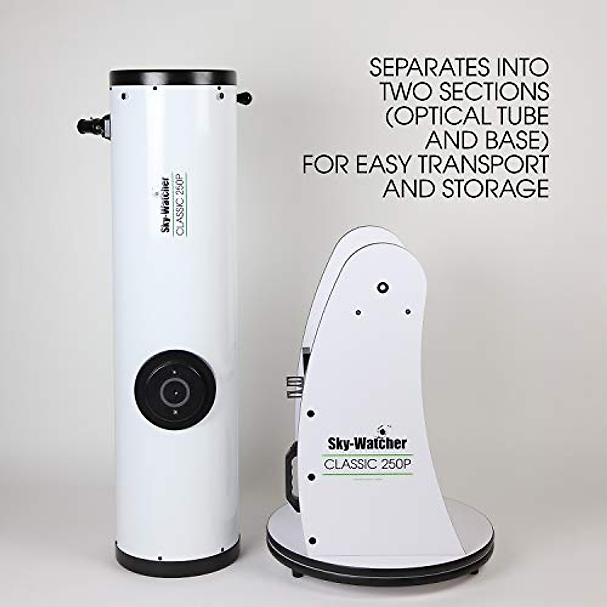 Sky-Watcher Classic 250 Dobsonian 10-inch Aperature Telescope – Solid-Tube – Simple, Traditional Design – Easy to Use, Perfect for Beginners (S11620)